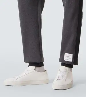 Thom Browne 4-bar Cotton Jersey Sweatpants