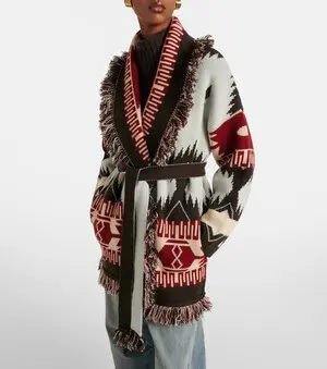 Alanui Icon Jacquard Cashmere Cardigan