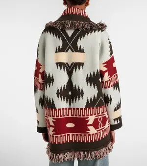 Alanui Icon Jacquard Cashmere Cardigan