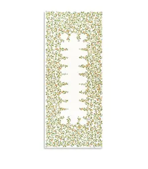 SUMMERILL & BISHOP Linen L'orangerie Tablecloth - Orange