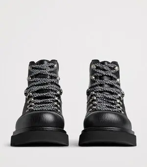 Bottega Veneta Leather Lace-up Boots