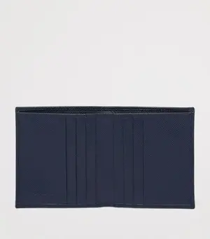 Prada Saffiano Leather Logo Wallet