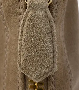 Prada Suede Triangle Ankle Boots 50 - Neutral