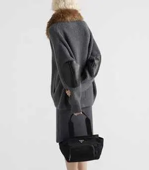 Prada Re-nylon Tote Bag - Black