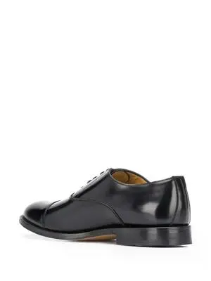 DELL'OGLIO Leather Derby Lace-up Shoes