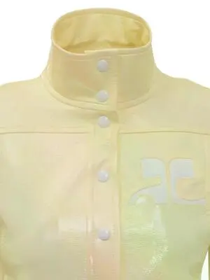COURREGES Logo-detail Jacket - Yellow