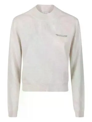 Brunello Cucinelli Monile Cashmere Turtleneck Sweater - Neutrals