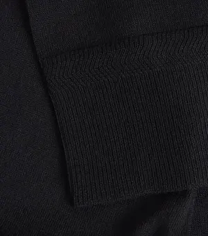 Isaia Wool-silk-cashmere Rollneck Sweater - Black