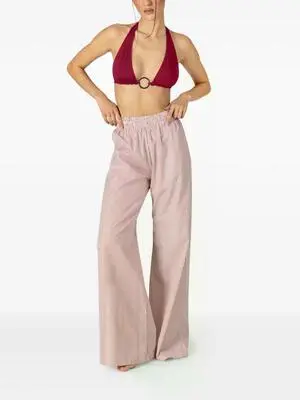 PARAMIDONNA Cora Striped Trousers - Red