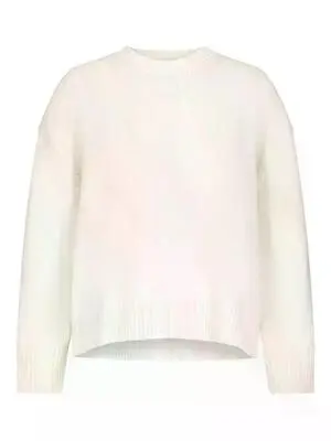 Loulou De Saison Drop-shoulder Ribbed Sweater - Neutrals