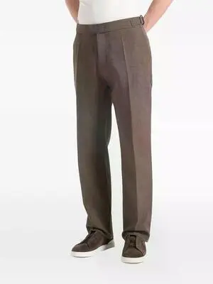 Manière De Voir Joseph Hatched Tailored Trousers