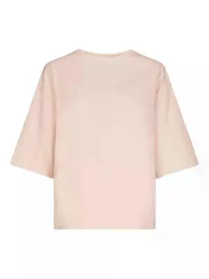 Loulou De Saison Drop-shoulder T-shirt - Neutrals