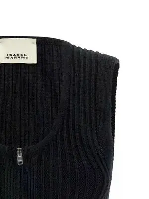 Isabel Marant Étoile Ribbed Zip Vest