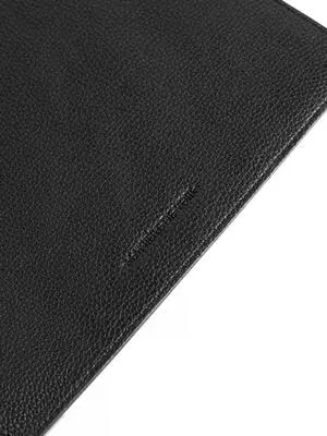 Manière De Voir Eiffel Plaque Faux Leather Laptop Case