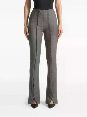 Manière De Voir Button-detail Flared Trousers