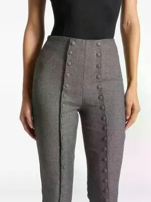 Manière De Voir Button-detail Flared Trousers