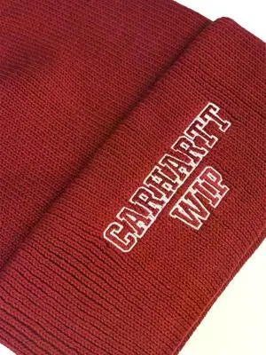 Carhartt Work In Progress Logo Beanie - Red