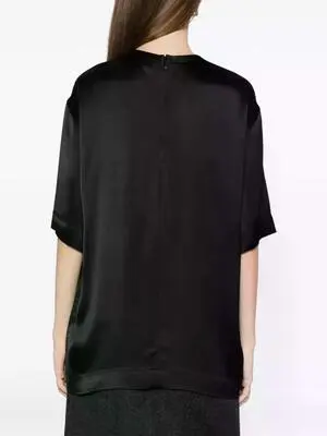 TOTEME Satin Crew Neck T-shirt