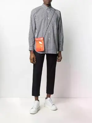 Comme Des Garçons Check-print Cotton Shirt - Neutrals