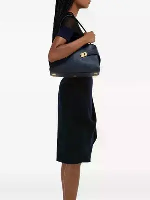FERRAGAMO Medium Hug Shoulder Bag - Blue