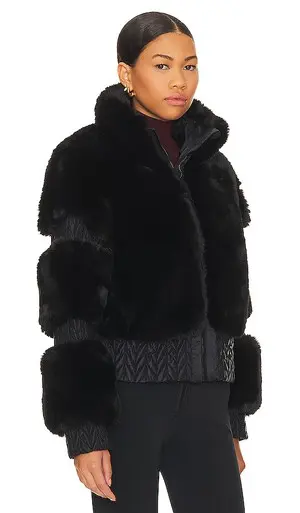 Goldbergh Faux Fur Trimmed Quilted Ski Jacket