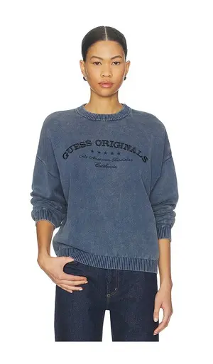 GUESS ORIGINALS Boxy Logo Sweater