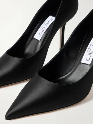 JIMMY CHOO Love 85 Satin Pumps