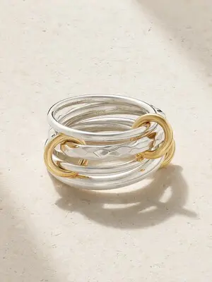 SPINELLI KILCOLLIN Cici Petite Sterling And 18-karat Gold Ring - Silver