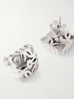 Loewe Bombe Anagram Earrings - Silver