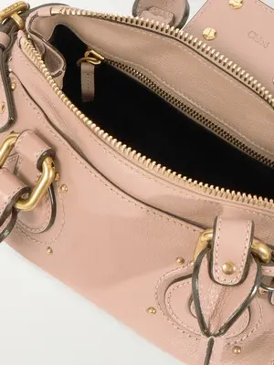 Chloé Paddington Embellished Leather Tote - Neutrals