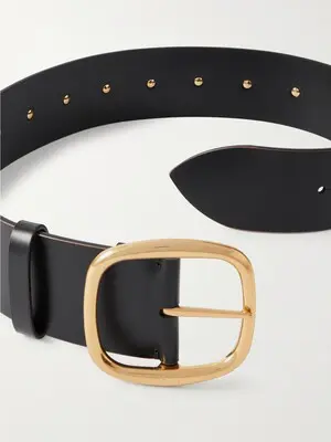 Chloé Studded Leather Belt - Black
