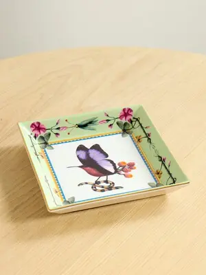 La DoubleJ Beto Val Porcelain Trinket Tray - Multi