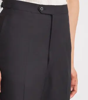 Isaia Wool Trousers - Grey