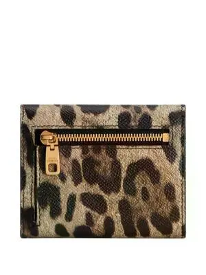 Dolce & Gabbana Leopard-print Zip Wallet