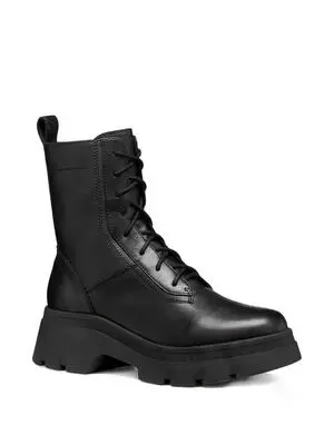 Geox Lace-up Leather Boots