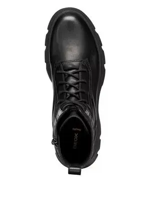 Geox Lace-up Leather Boots
