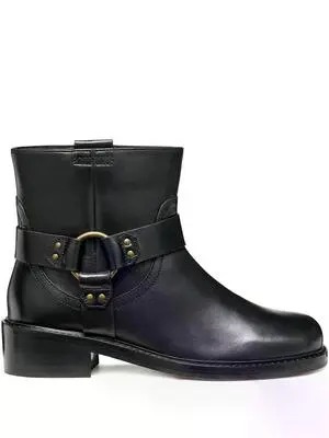 Geox Nalvia Buckle Strap Boots - Black