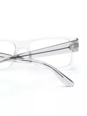 Versace Medusa Plaque Square-frame Glasses