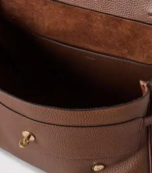 Mulberry Oversized Grained Leather Alexa Satchel - Brown