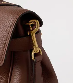Mulberry Oversized Grained Leather Alexa Satchel - Brown