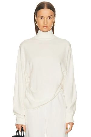 EAVES Allma Asymmetric Sweater - Eggshell