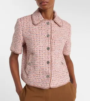 Etro Cropped Tweed Jacket