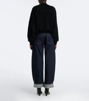 Khaite Karo Barrel-leg Jeans - Blue
