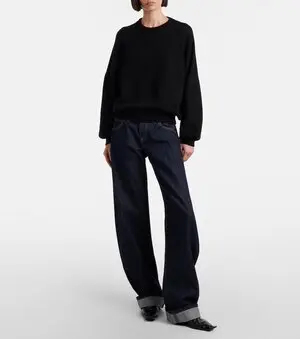 Khaite Karo Barrel-leg Jeans - Blue