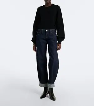 Khaite Karo Barrel-leg Jeans - Blue