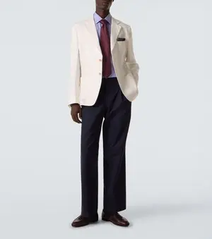 Charvet Checked Cotton Poplin Shirt
