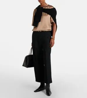 TOTEME Satin T-shirt