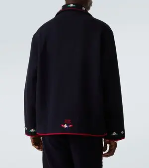 BODE Embroidered Wool Jacket