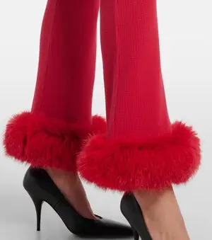 Balenciaga Low-rise Cotton Capri Pants