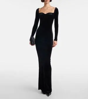 Balenciaga Velvet Gown